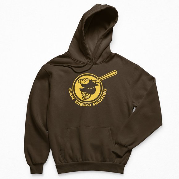 Shirts | New Padres Retro Swinging Friar Circle Logo Fleece Pullover ...